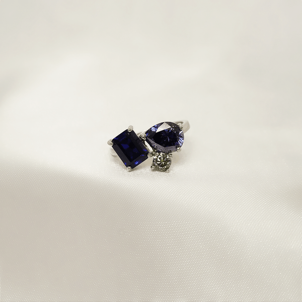 Andromeda Three-Stone Ring