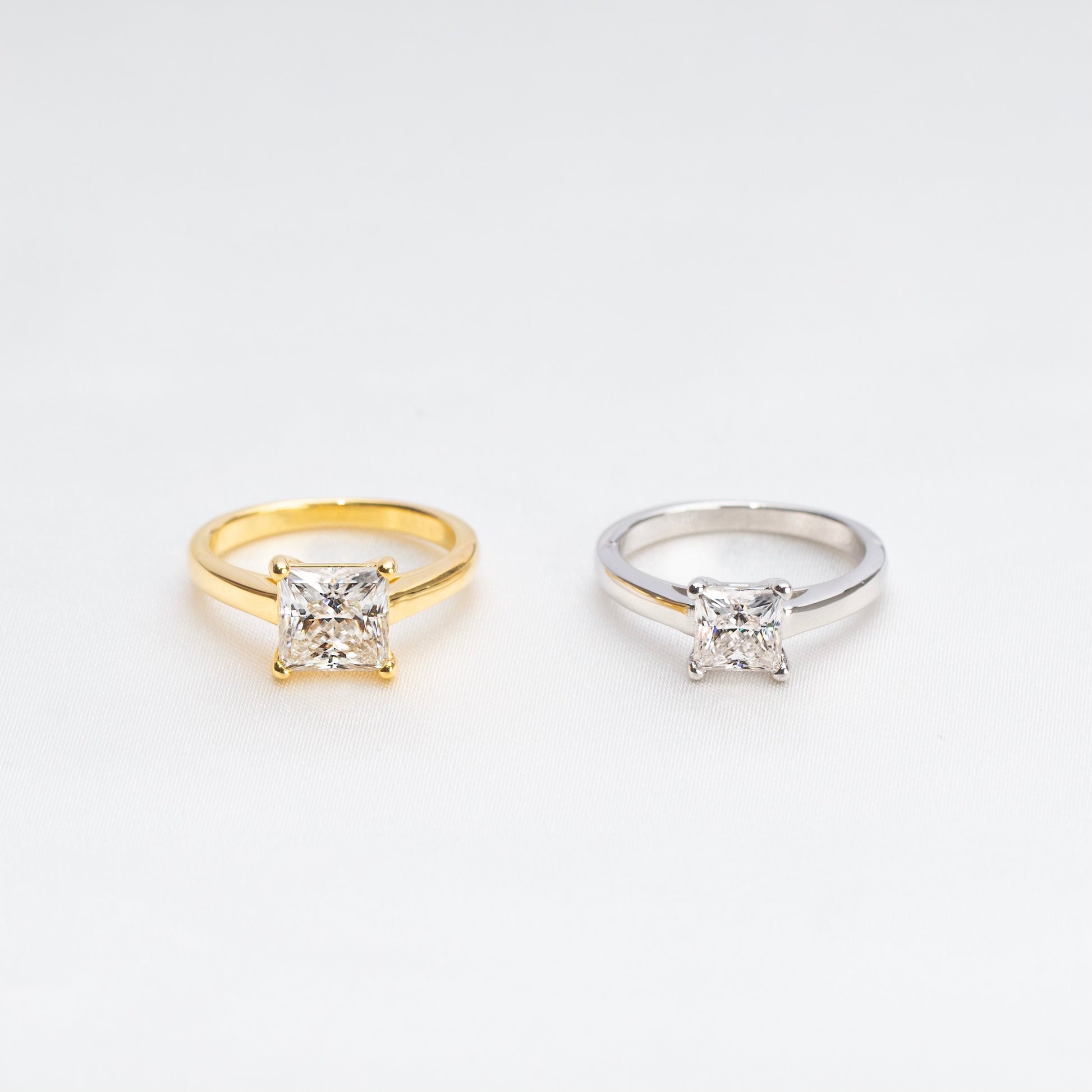 Aurora Princess Cut Ring – Pristine Paradigm