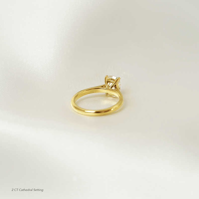 Oval Cut Solitaire Ring