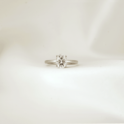 Oval Cut Solitaire Ring